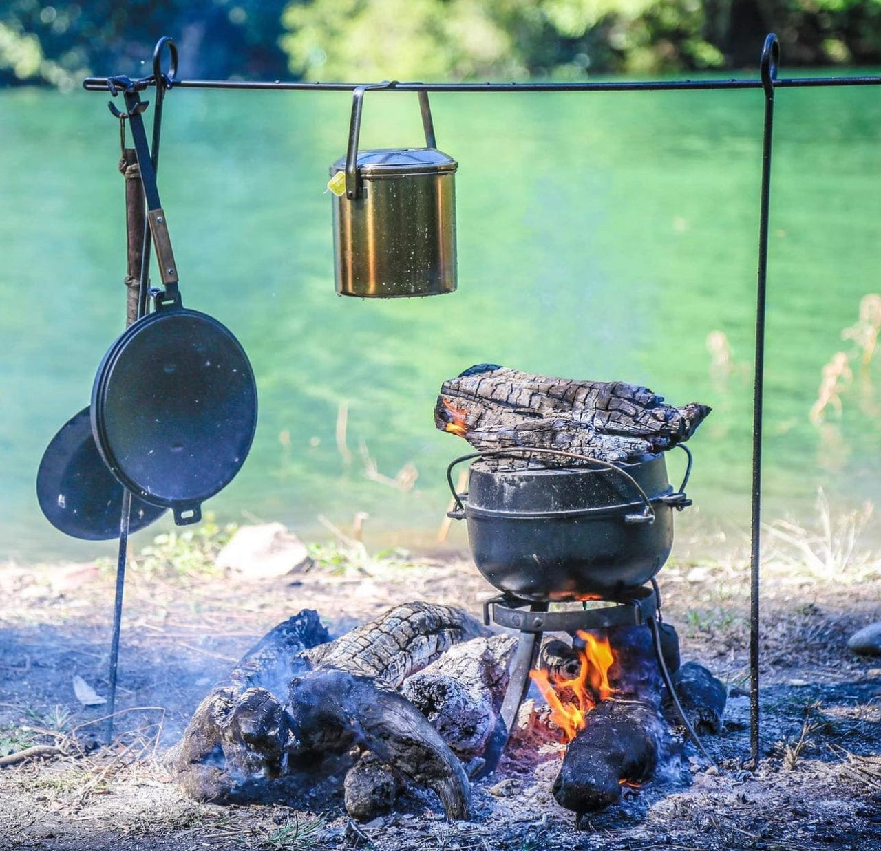 Tripod Hanging Grill | Fire Pit Tripods for Outdoor Cooking – My Store