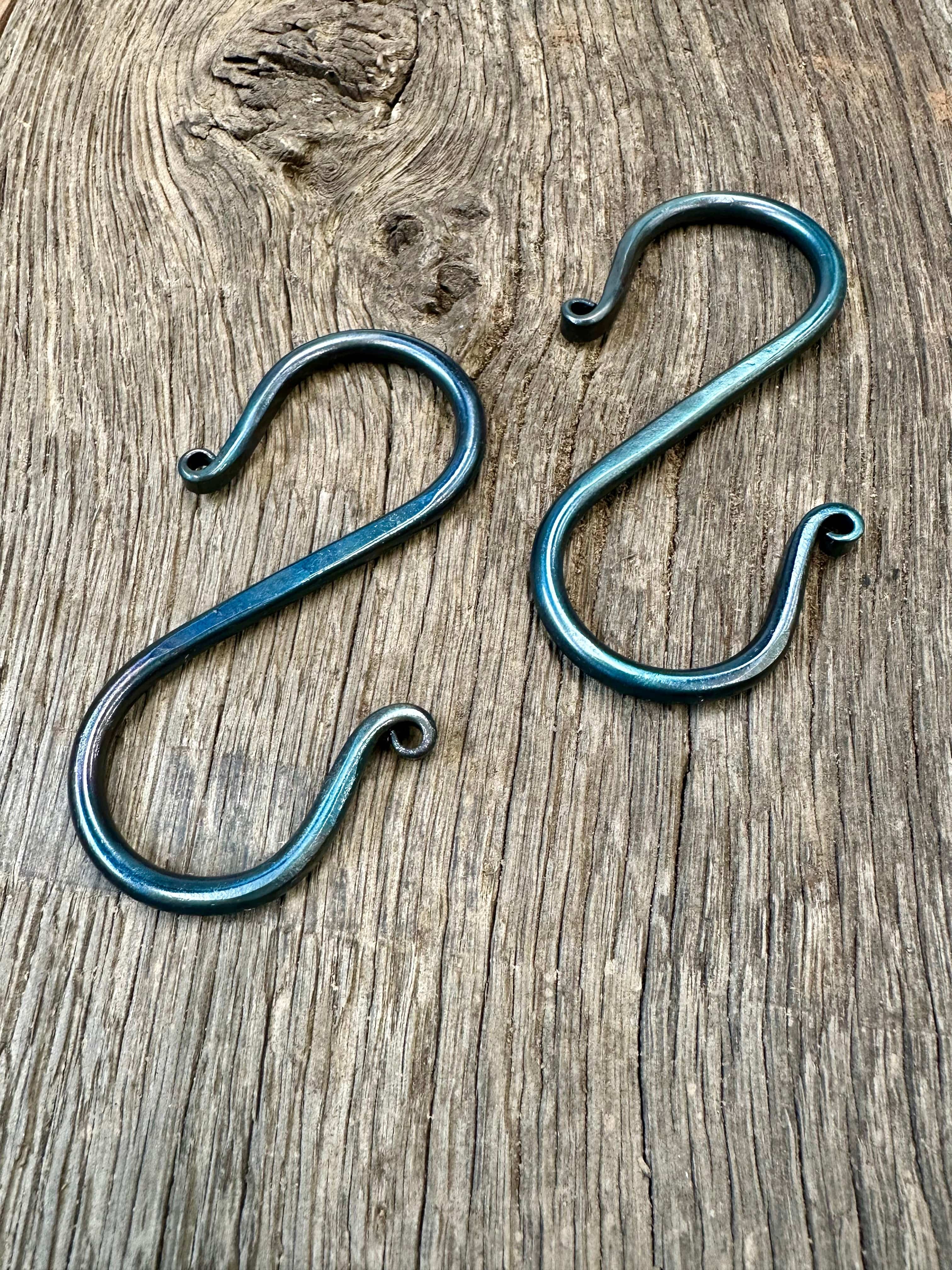 Forged Steel Hooks - Handcrafted Camping Hooks 10x5cm – My Store